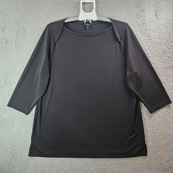 Talbots | Tops | Talbots Tunic Top Blouse Women 2x Liquid Knit Boat ...